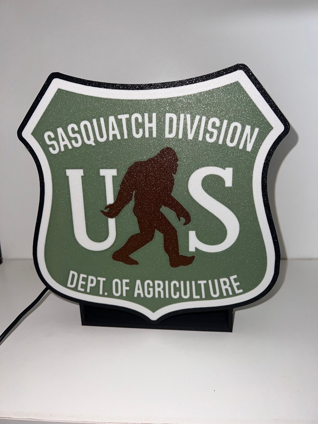 Bigfoot LED Sign, Bigfoot Lightbox, Sasquatch Sign, Sasquatch Lightbox ...