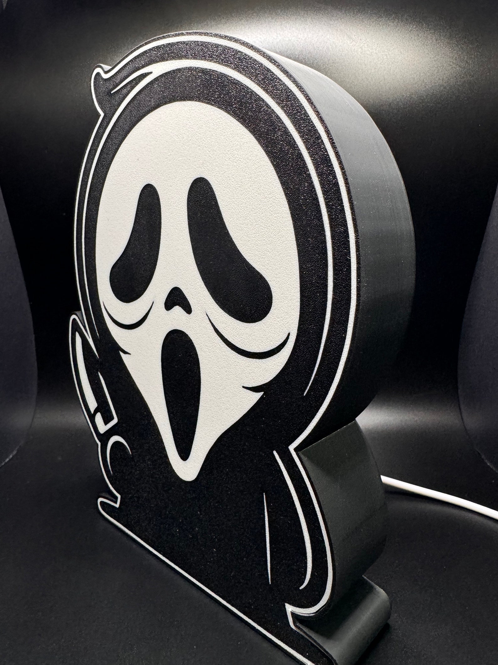 Ghostface LED Sign Wall Decor Scream Halloween Scream Michael Myers ...