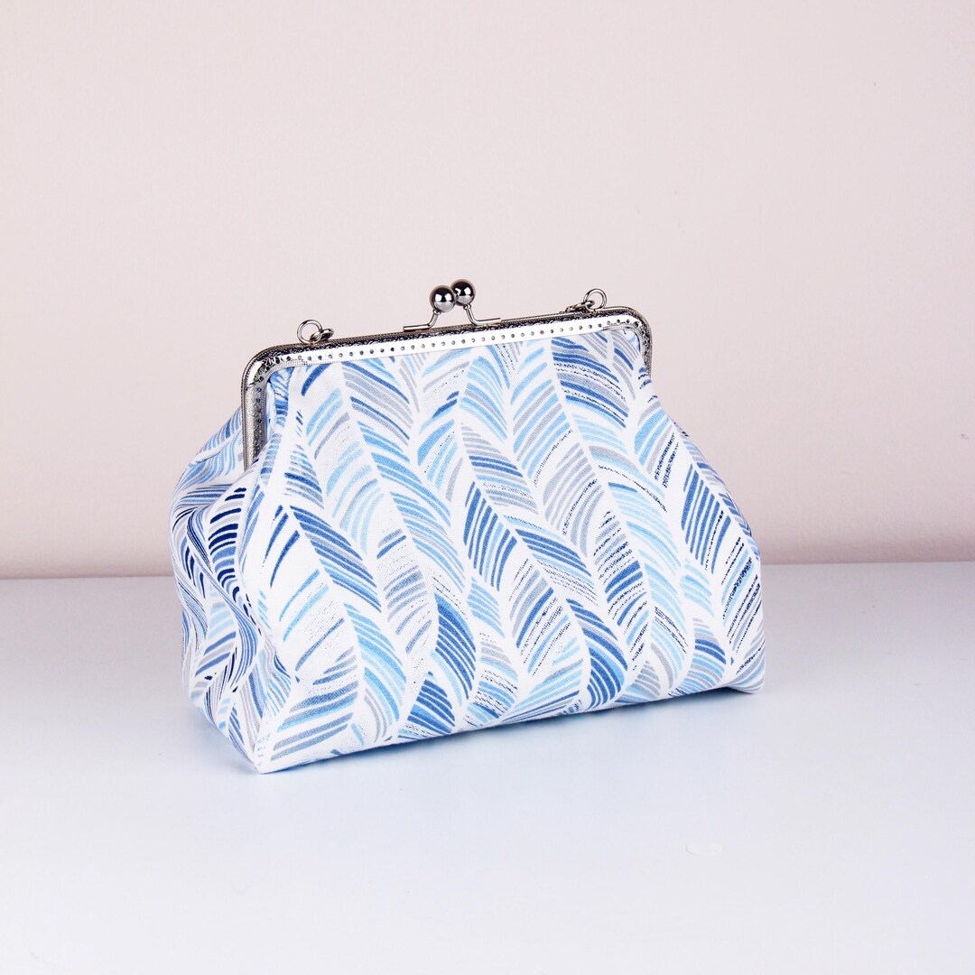 Kisslock Frame Bag, Metal Frame Clutch, Gift for Girlfriend, Gift for ...