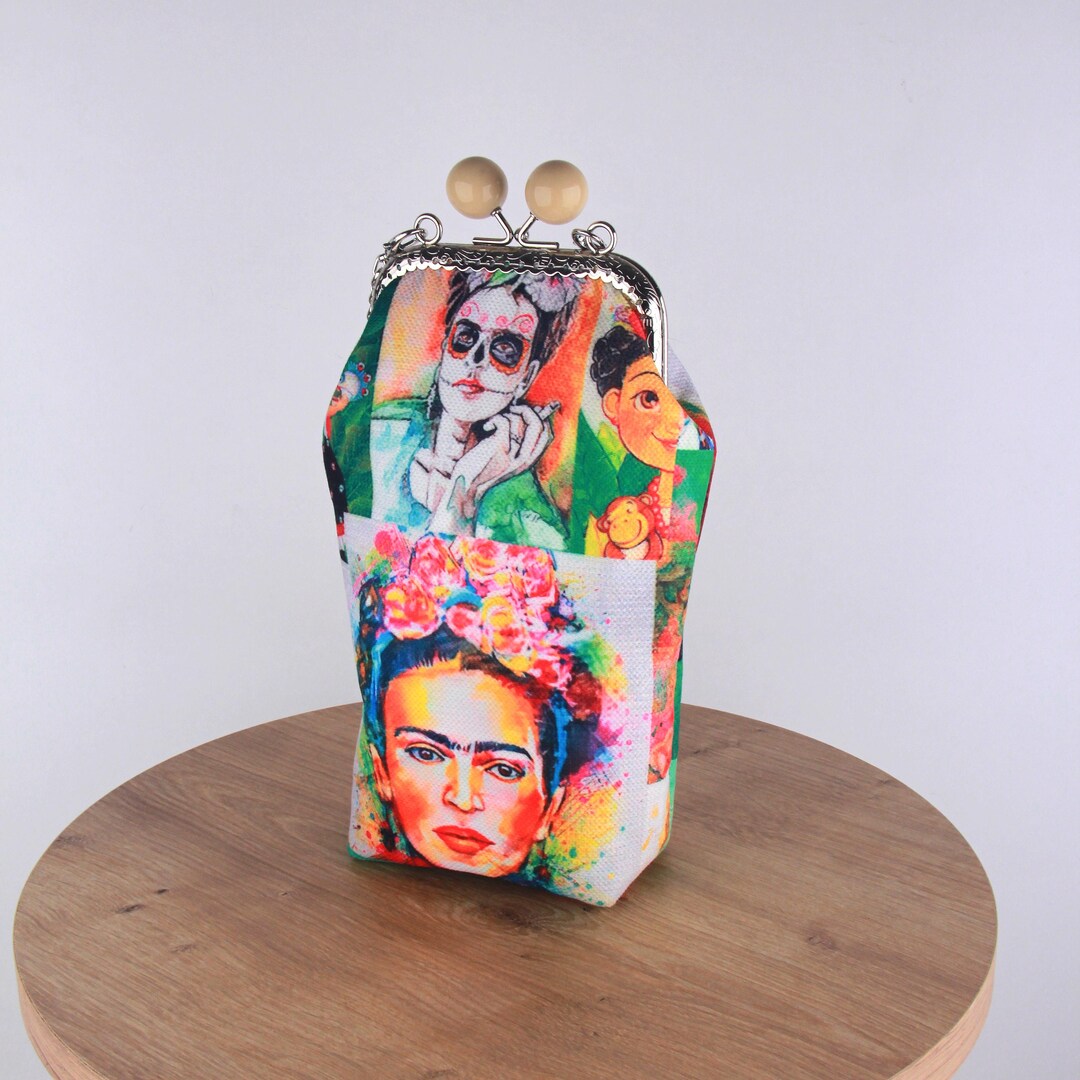 Frida Mobile Bag, Frida Kahlo Bag, Fabric Mobile Case, Retro Phone Bag ...