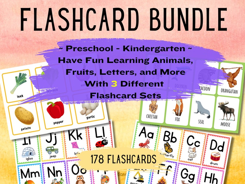 Flashcards Fruits, Veggies, Alphabet, Animals, Homeschool, Tracing ...