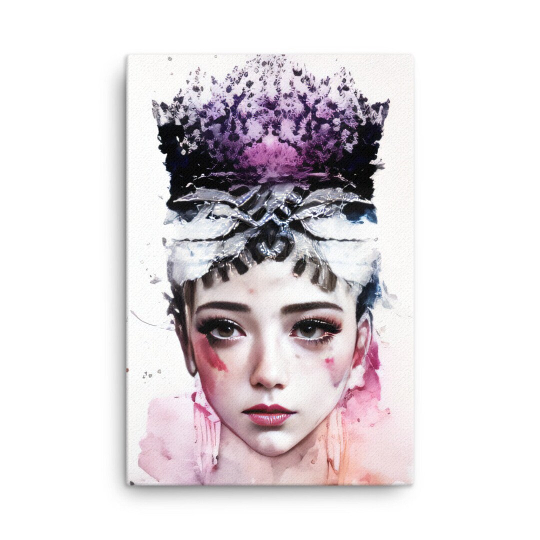 Hmong Women Crown V2 Canvas - Etsy