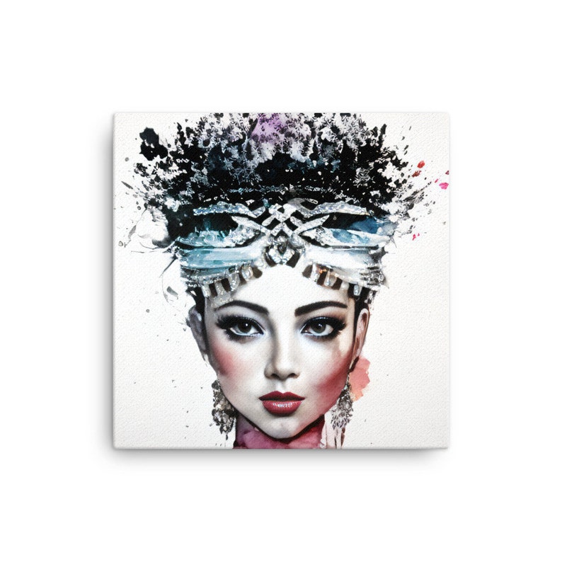 Hmong Women Crown V1 Canvas - Etsy