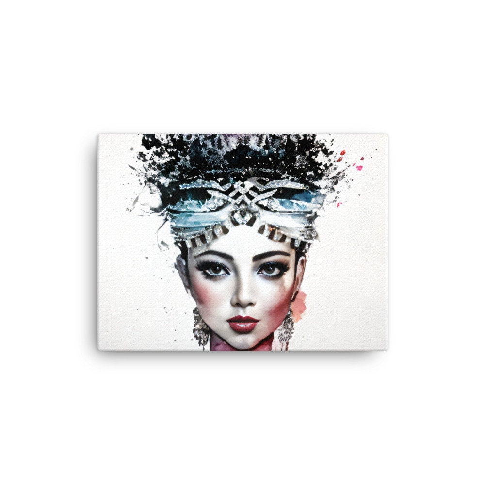 Hmong Women Crown V1 Canvas - Etsy