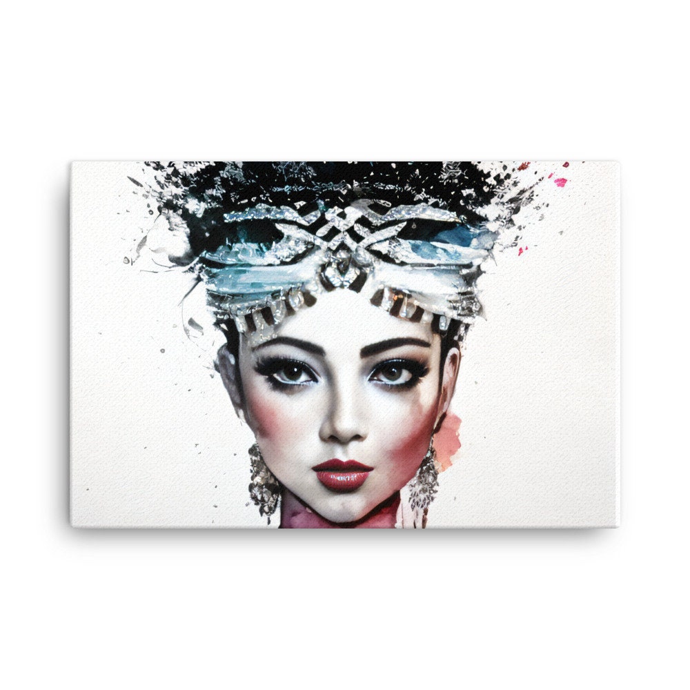 Hmong Women Crown V1 Canvas - Etsy