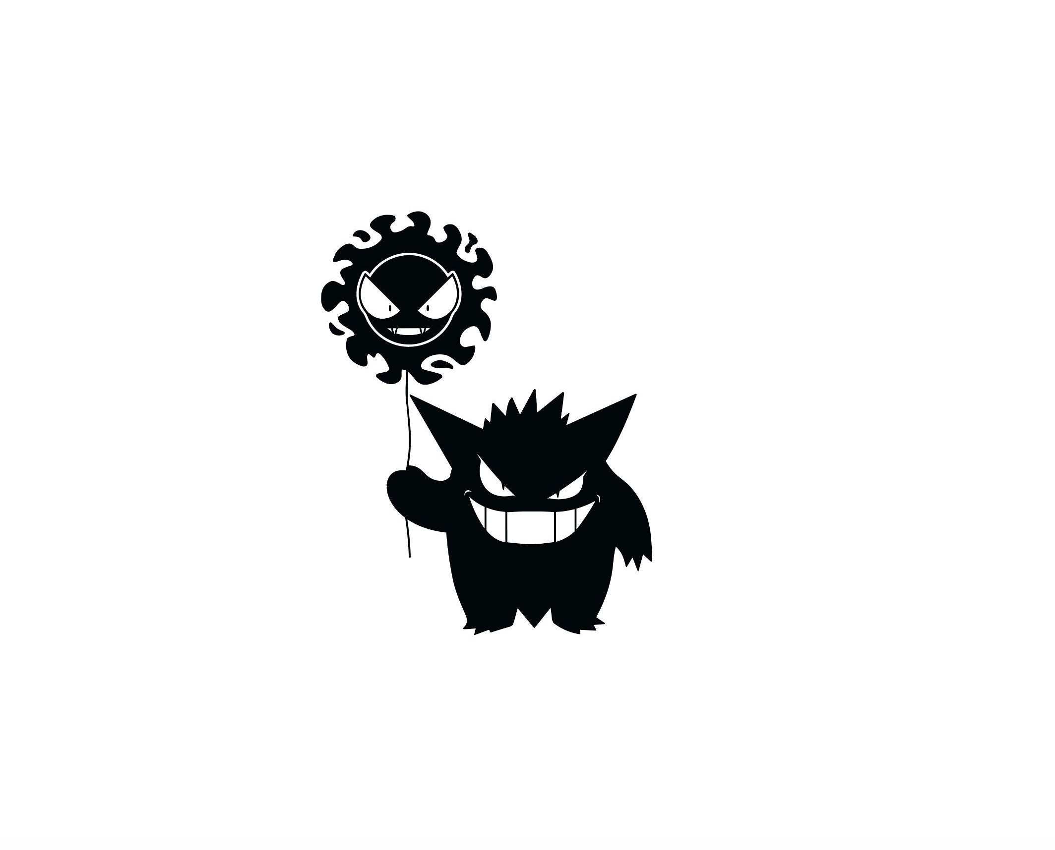 Gengar Ghost Balloon SVG, Haunted Party Cricut Cut File (digital ...