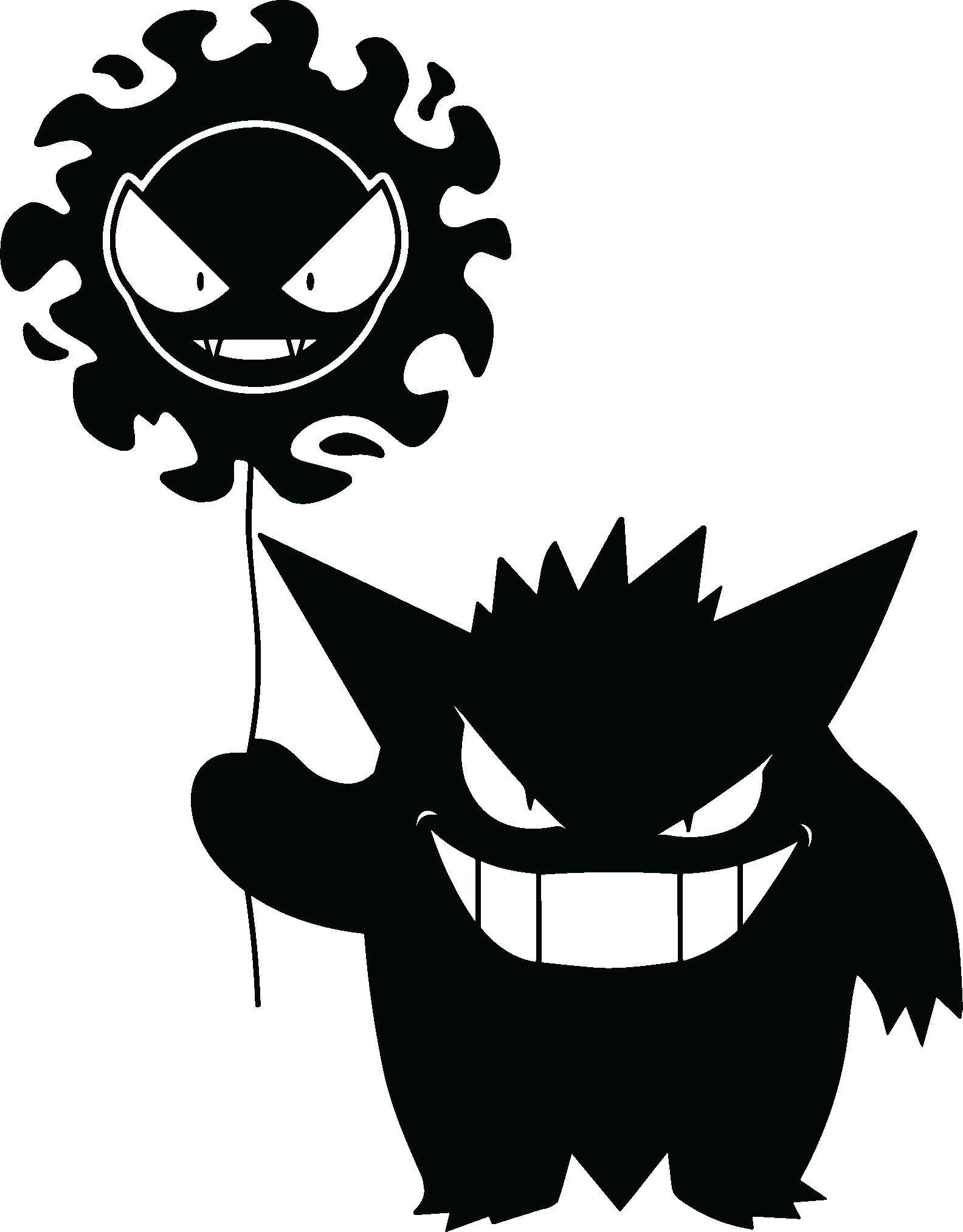 Gengar Ghost Balloon SVG, Haunted Party Cricut Cut File (digital ...