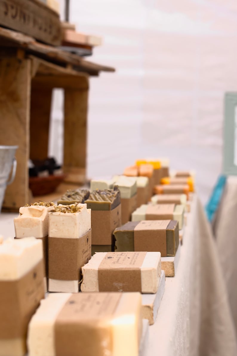 Rose Garden Artisan Soap Hot Process Soap Natural Handcrafted Soap Bar ...