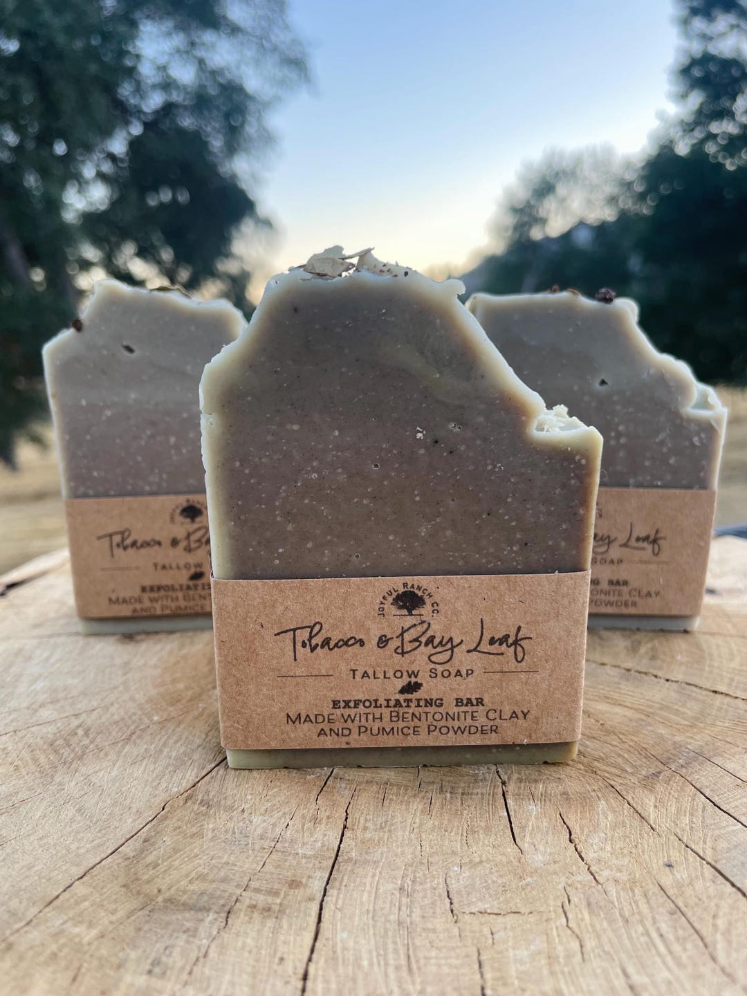 Tobacco & Bay Leaf Artisan Soap Hot Process Soap Natural Handcrafted ...
