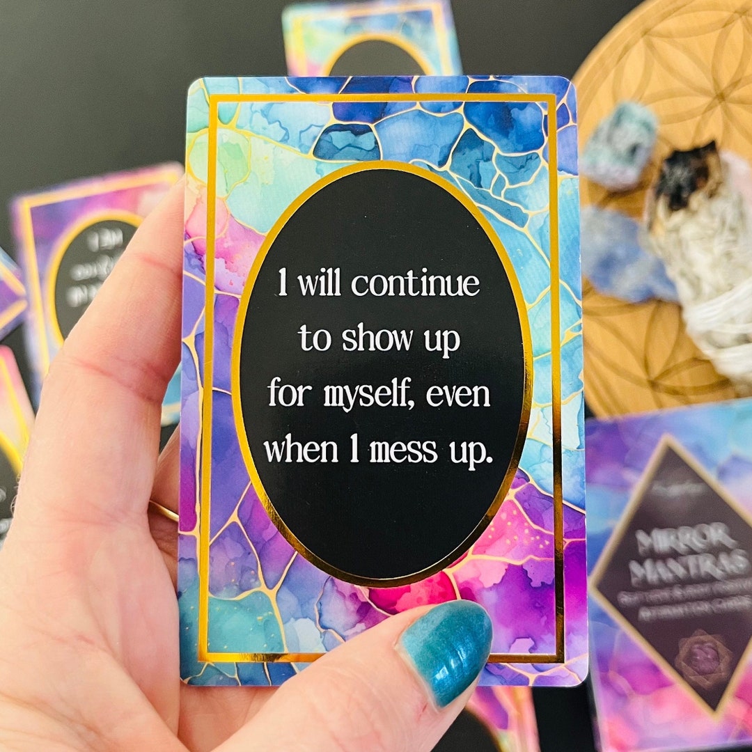 Mirror Mantra Affirmation Cards to CHANGE YOUR LIFE Personal ...