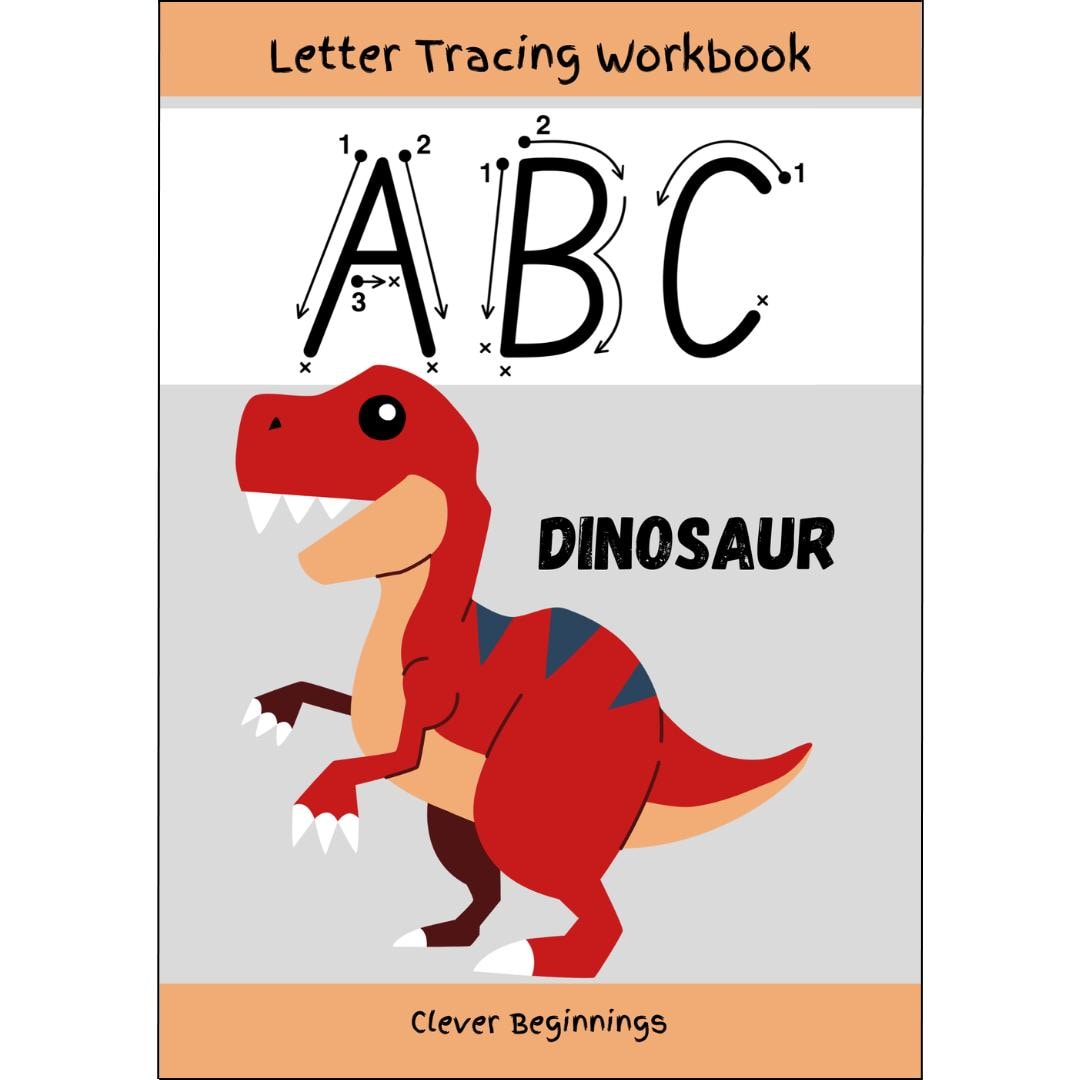 Dinosaur Letter Tracing Workbook (DIGITAL DOWNLOAD) - Australian ...