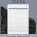 Antique Booth Inventory Tracker Printable PDF, Vintage Inventory ...