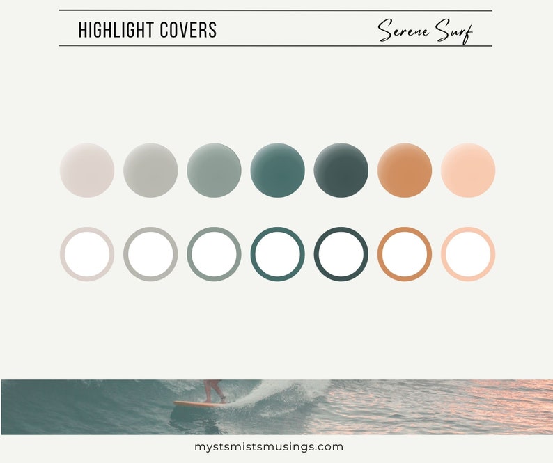 Color Palette | Serene Surf | Hex Codes | Branding | Web Design ...