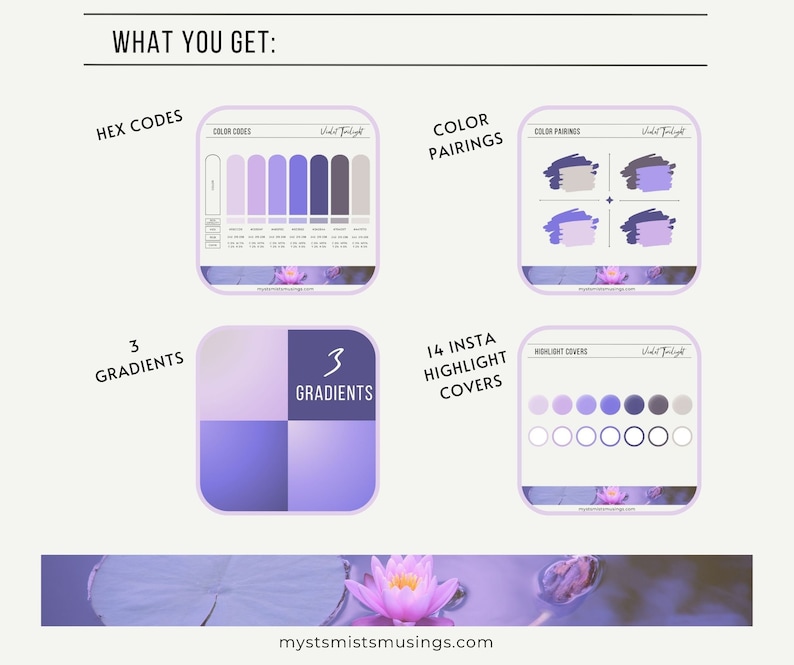 Color Palette | Violet Twilight | Hex Codes | Branding | Web Design ...