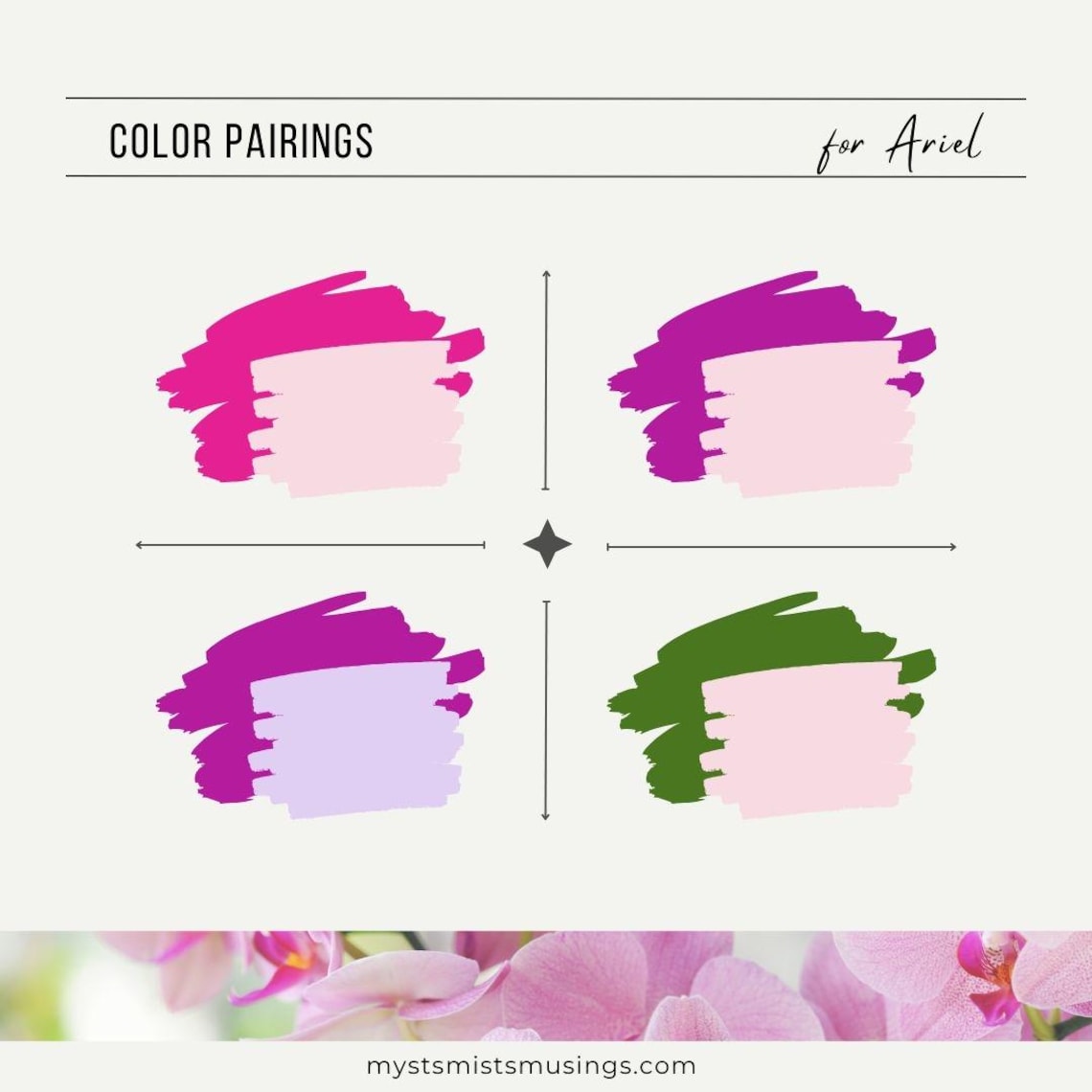 Custom Color Palette for Ariel - Etsy