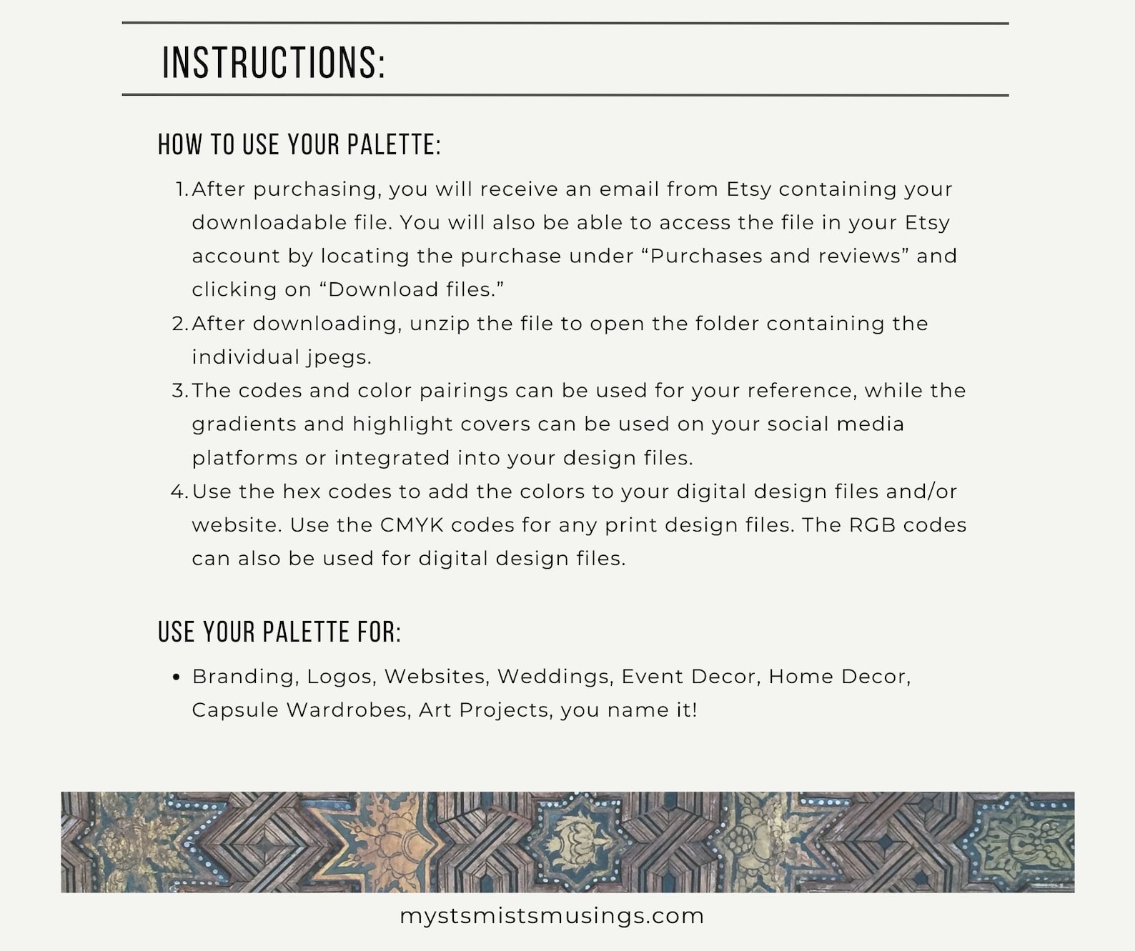 Color Palette | Midnight Mosaic | Hex Codes | Branding | Web Design ...