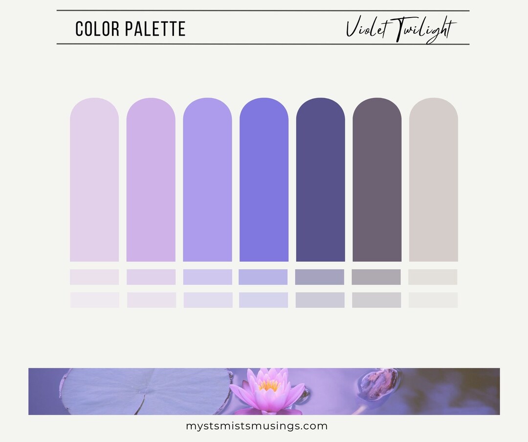 Color Palette | Violet Twilight | Hex Codes | Branding | Web Design ...
