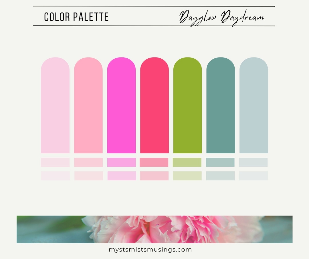 Color Palette | Dayglow Daydream | Hex Codes | Branding | Web Design ...