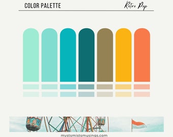 Color Palette | Midnight Mosaic | Hex Codes | Branding | Web Design ...