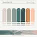 Color Palette | Serene Surf | Hex Codes | Branding | Web Design ...