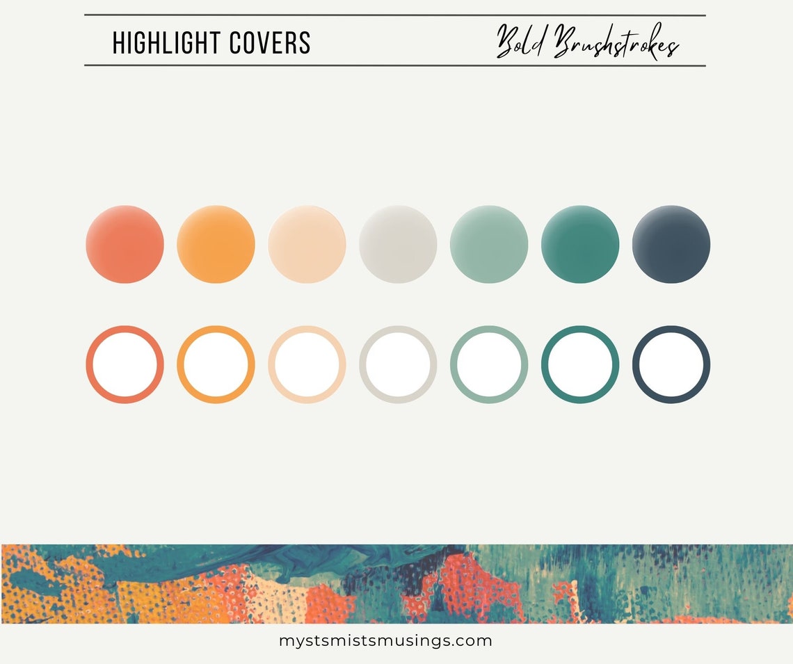 Color Palette | Bold Brushstrokes | Hex Codes | Branding | Web Design ...