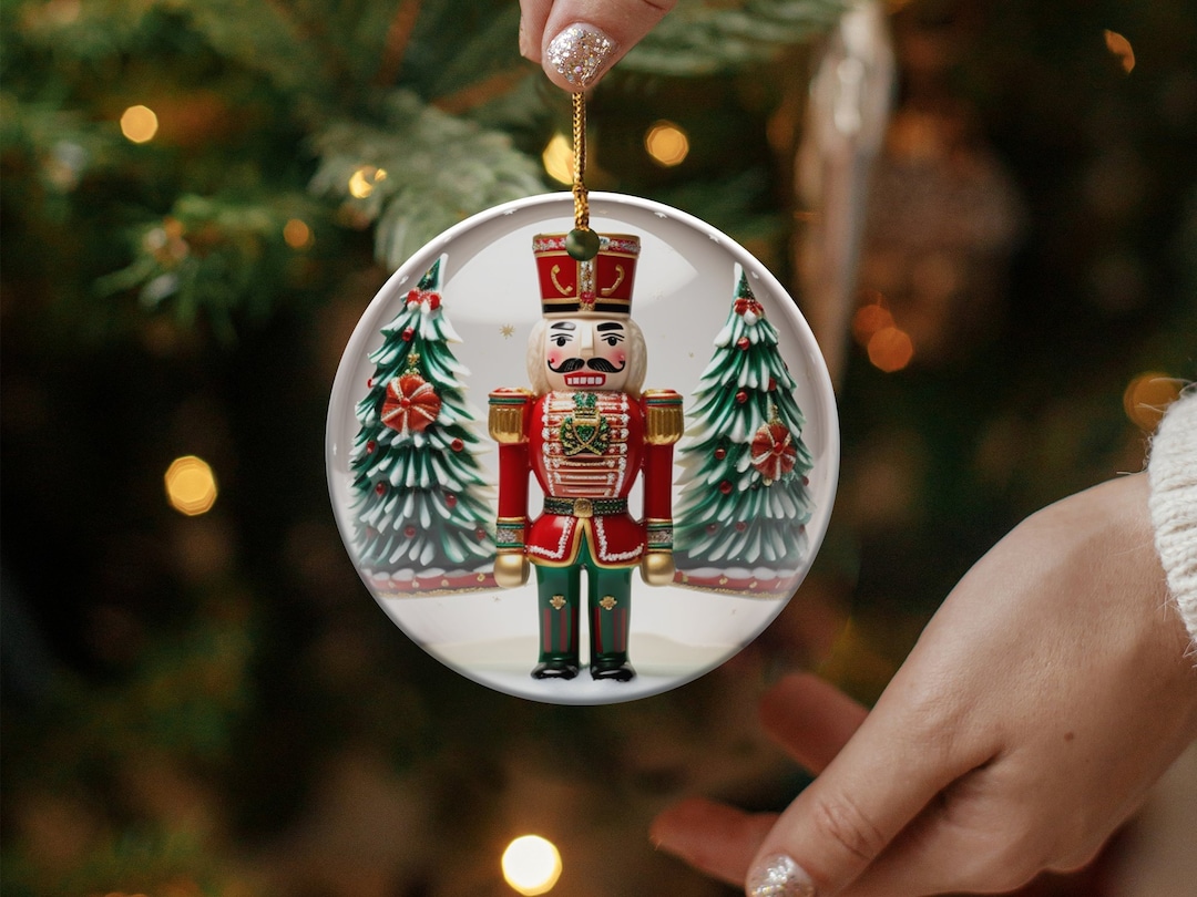 3D Snow Globe Effect Christmas Guard Ornament Christmas - Etsy