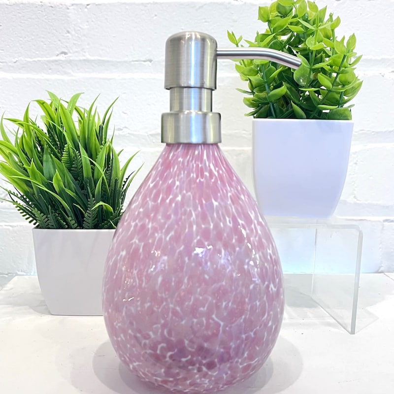 Pink Soap Dispenser - Etsy