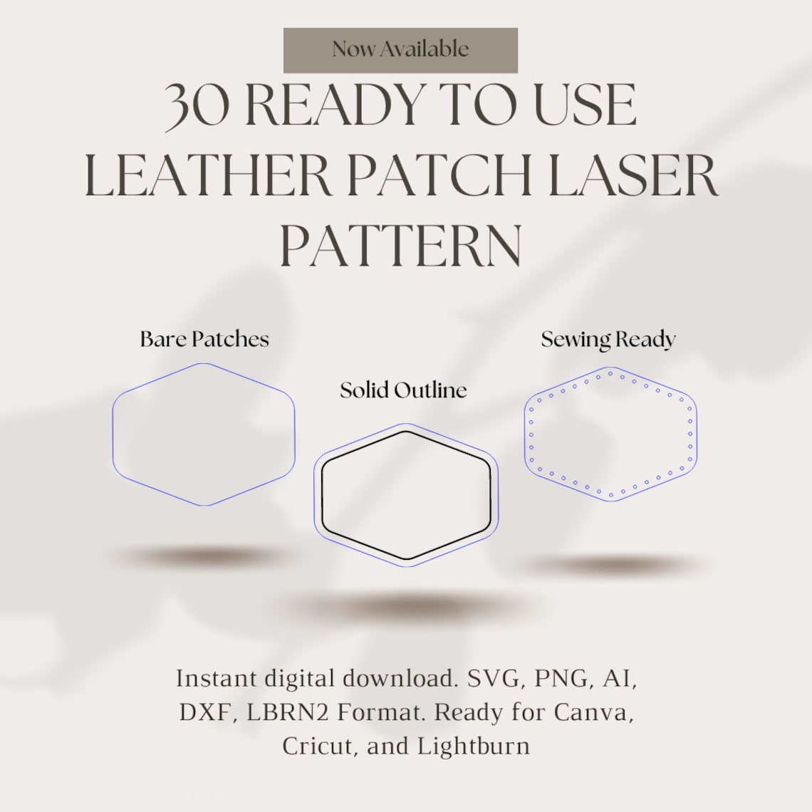 Leather Patch SVG, Leather Patch Template, Custom Leather Patch Hat ...
