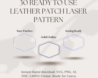 OSHA Certified Violator, Leather Patch Template, Custom Leather Patch ...