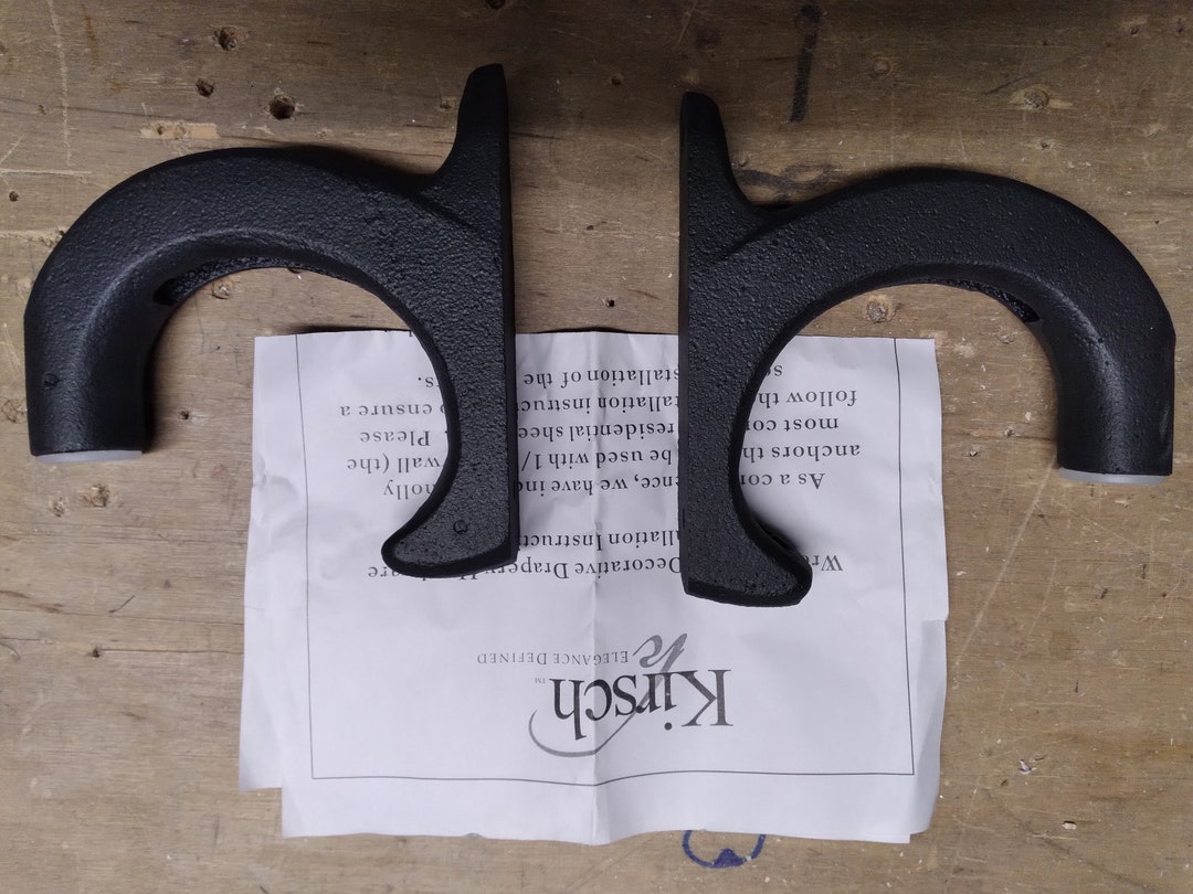 Assorted kirsch Finials and Brackets in Wrought Iron - Etsy