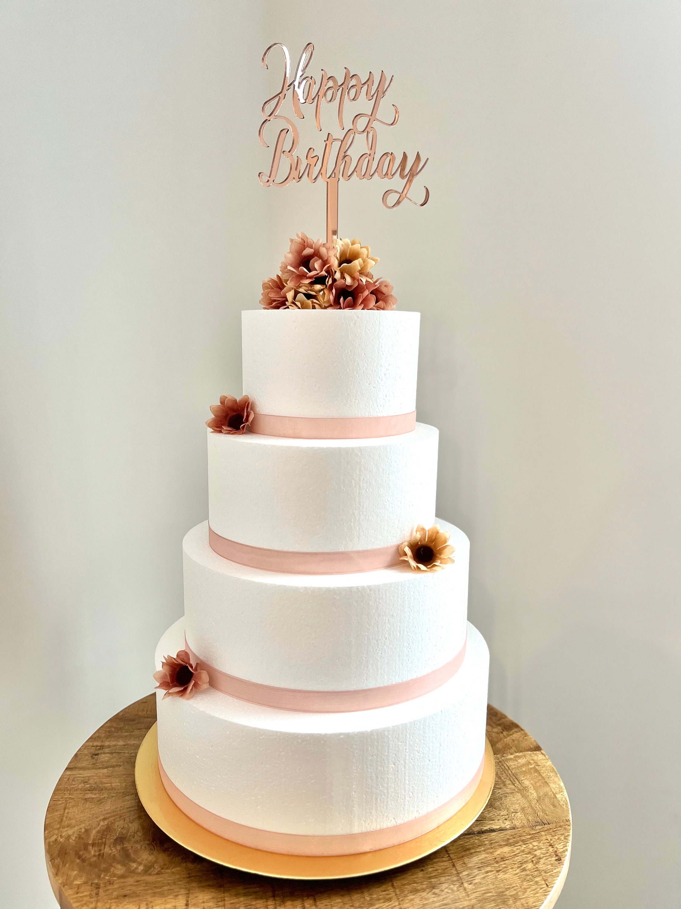 Happy Birthday Cake Topper - Etsy