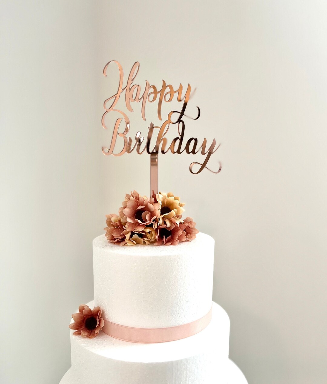 Happy Birthday Cake Topper - Etsy