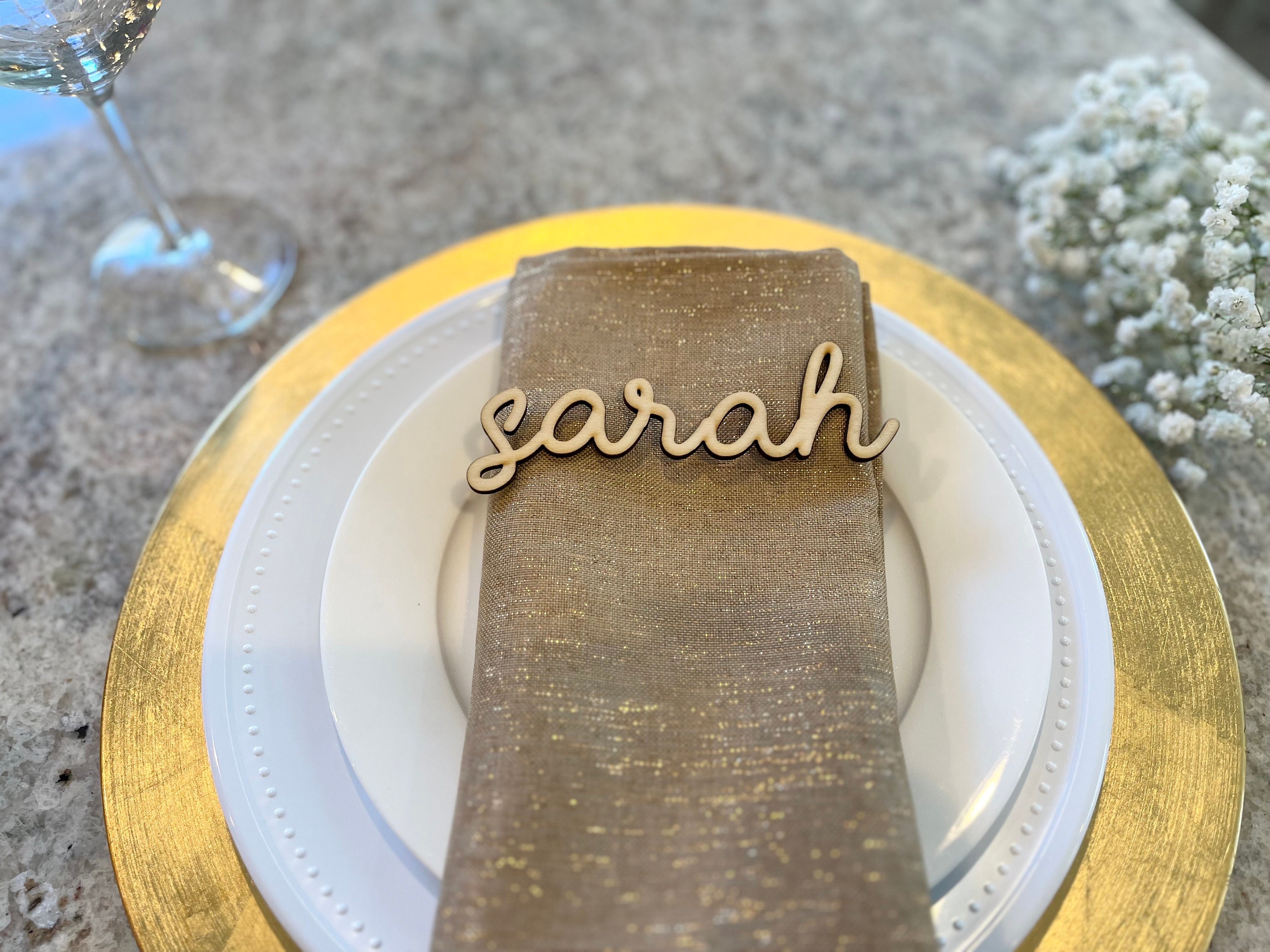 Personalized Name Place Cards - Etsy