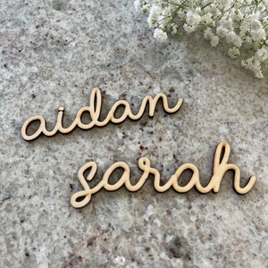 Personalized Name Place Cards - Etsy