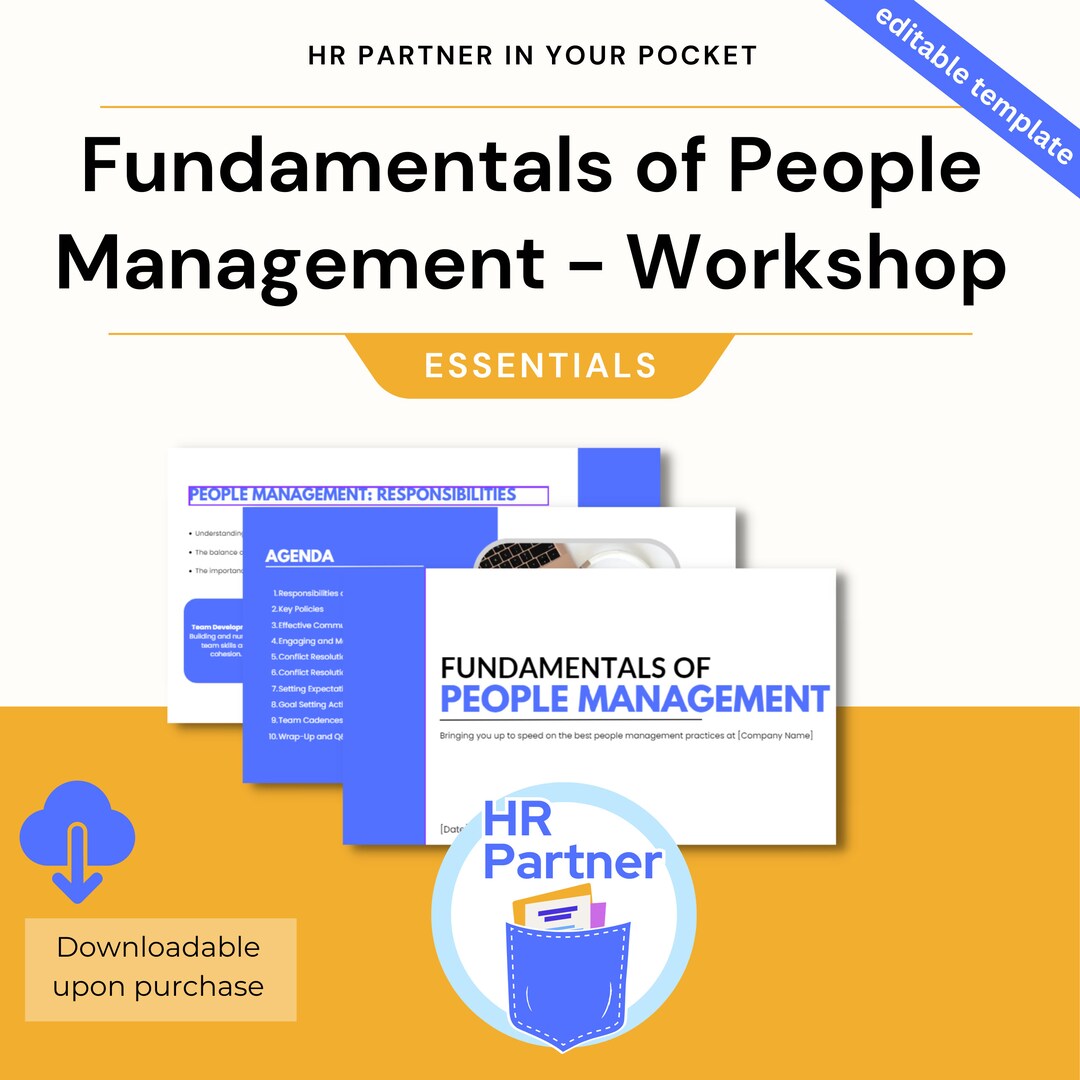 Human Resources Templates | Fundamentals of People Management Workshop ...
