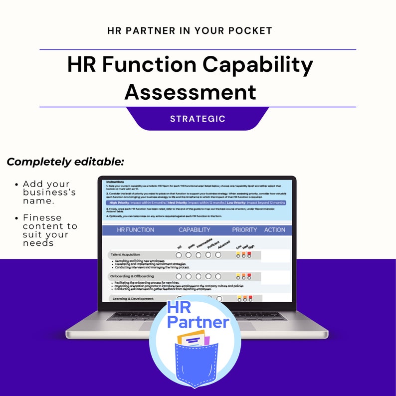 Human Resources Templates | HR Function Capability Assessment ...