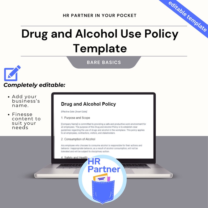 Human Resources Templates | Drug and Alcohol Use Policy Template ...