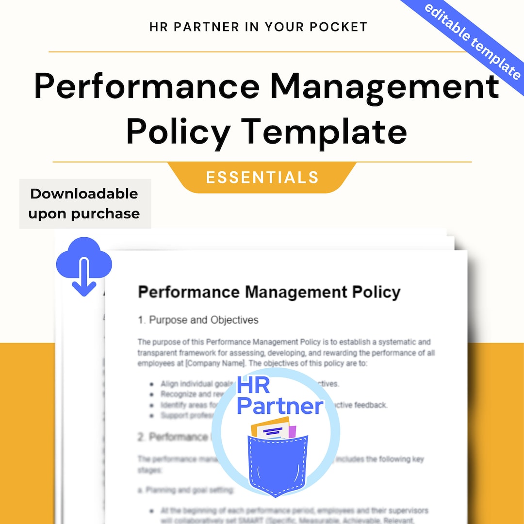 Human Resources Templates | Performance Management Policy Template ...