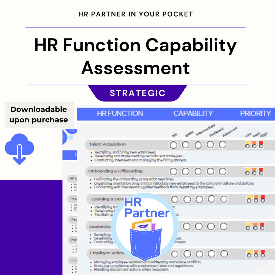 Human Resources Templates | HR Function Capability Assessment ...