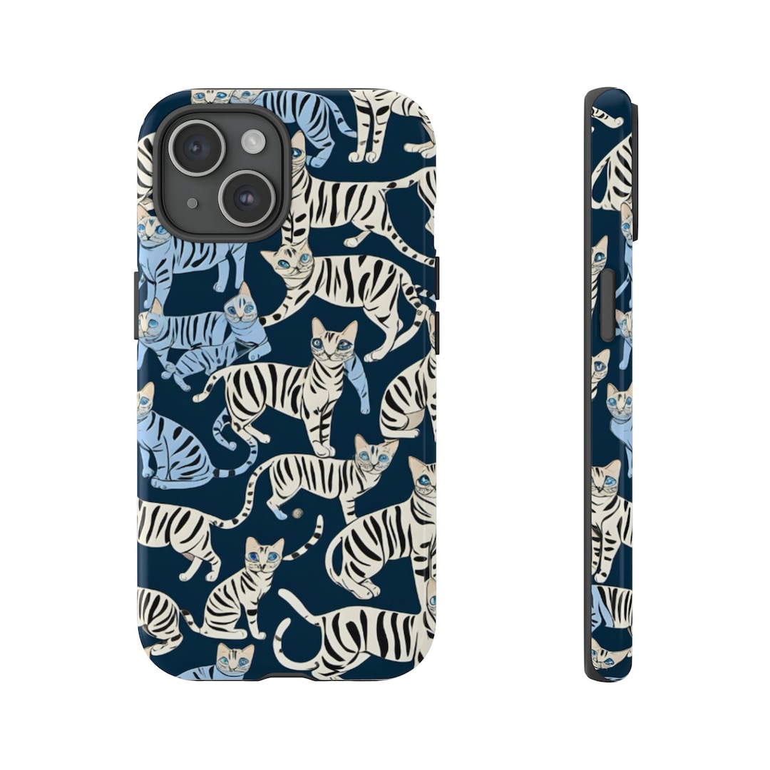Tough Case BENGAL CAT SKIN Phone Wrapper Cover Cell Coating Coverture ...