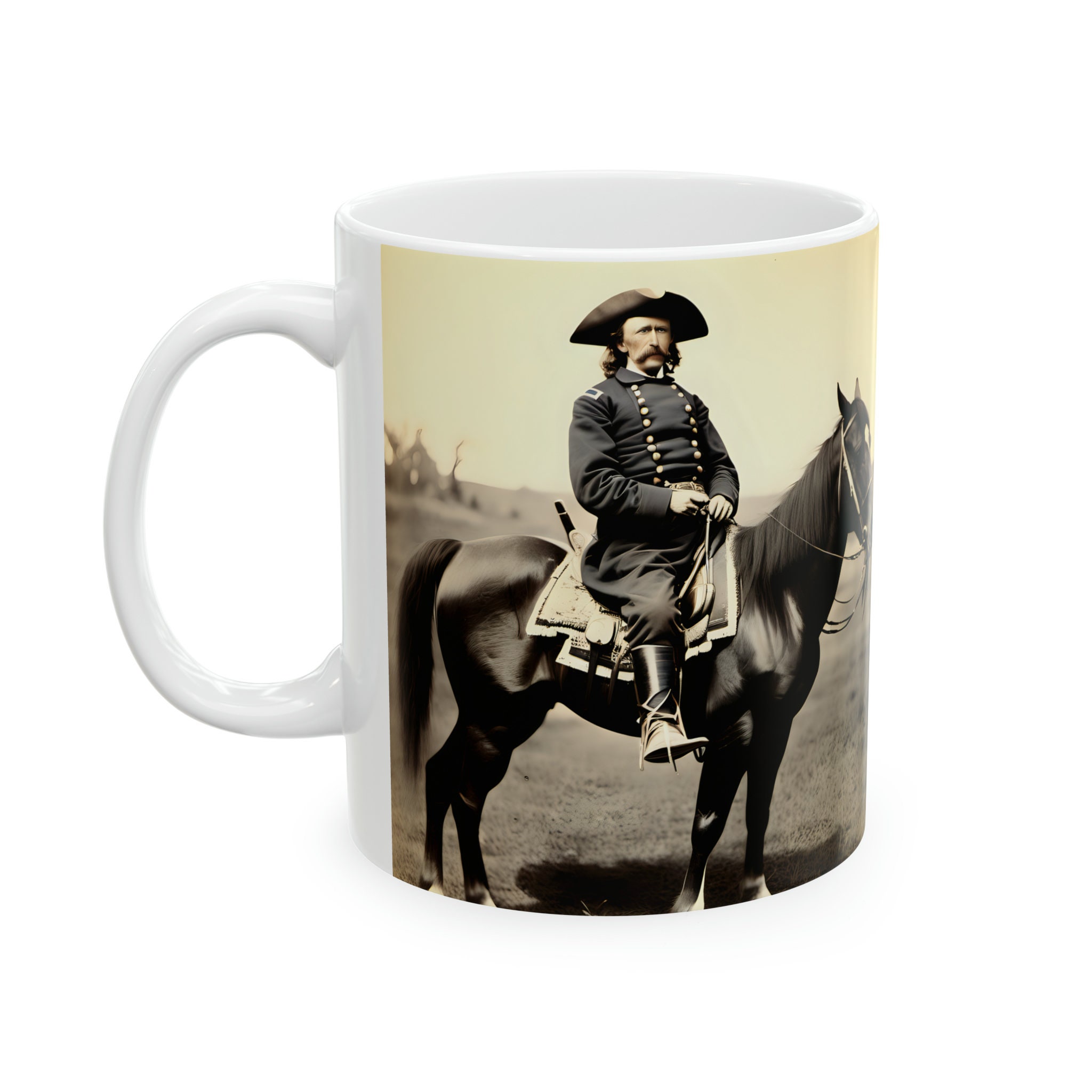 Ceramic Mug, 11oz CIVIL WAR MUG Tea Cup Flagon Tankard Seidel Beaker ...