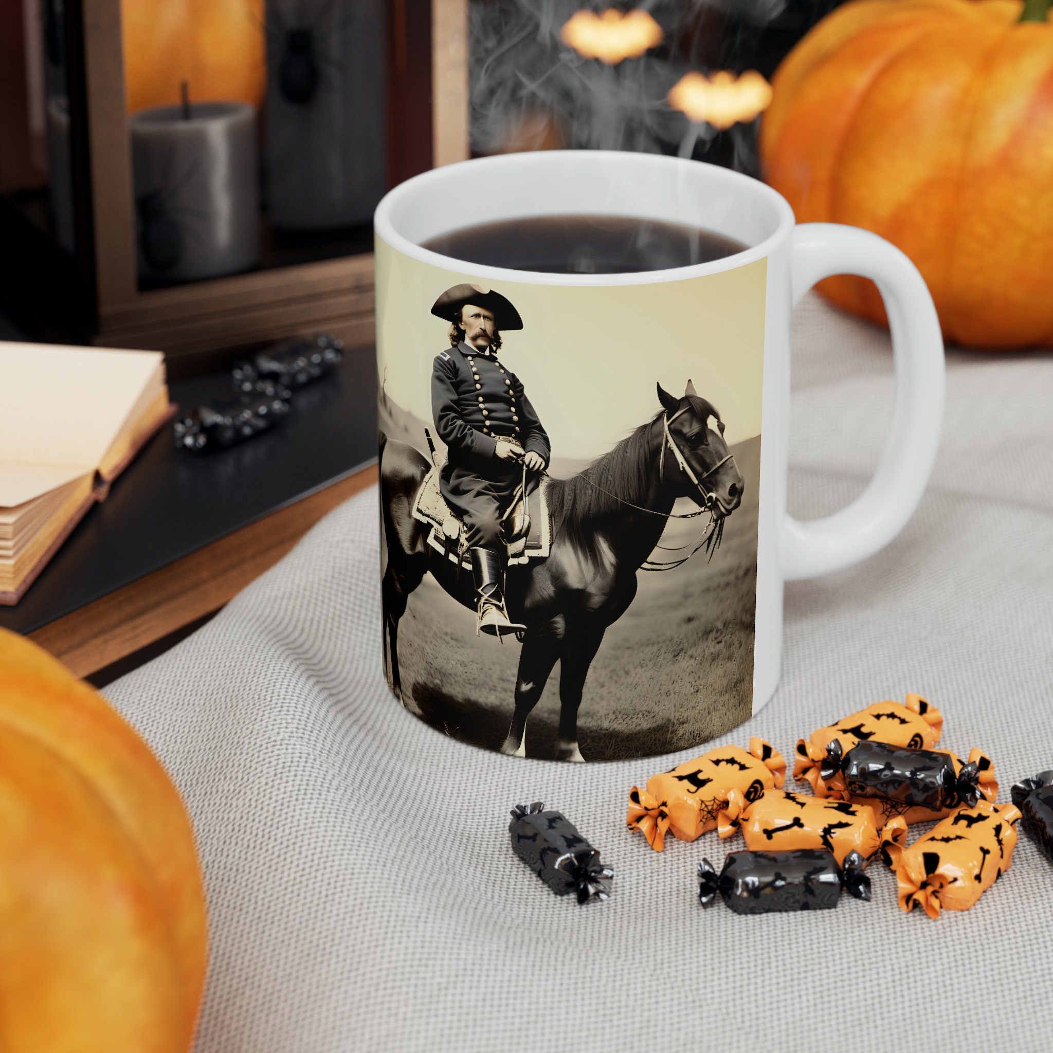 Ceramic Mug, 11oz CIVIL WAR MUG Tea Cup Flagon Tankard Seidel Beaker ...