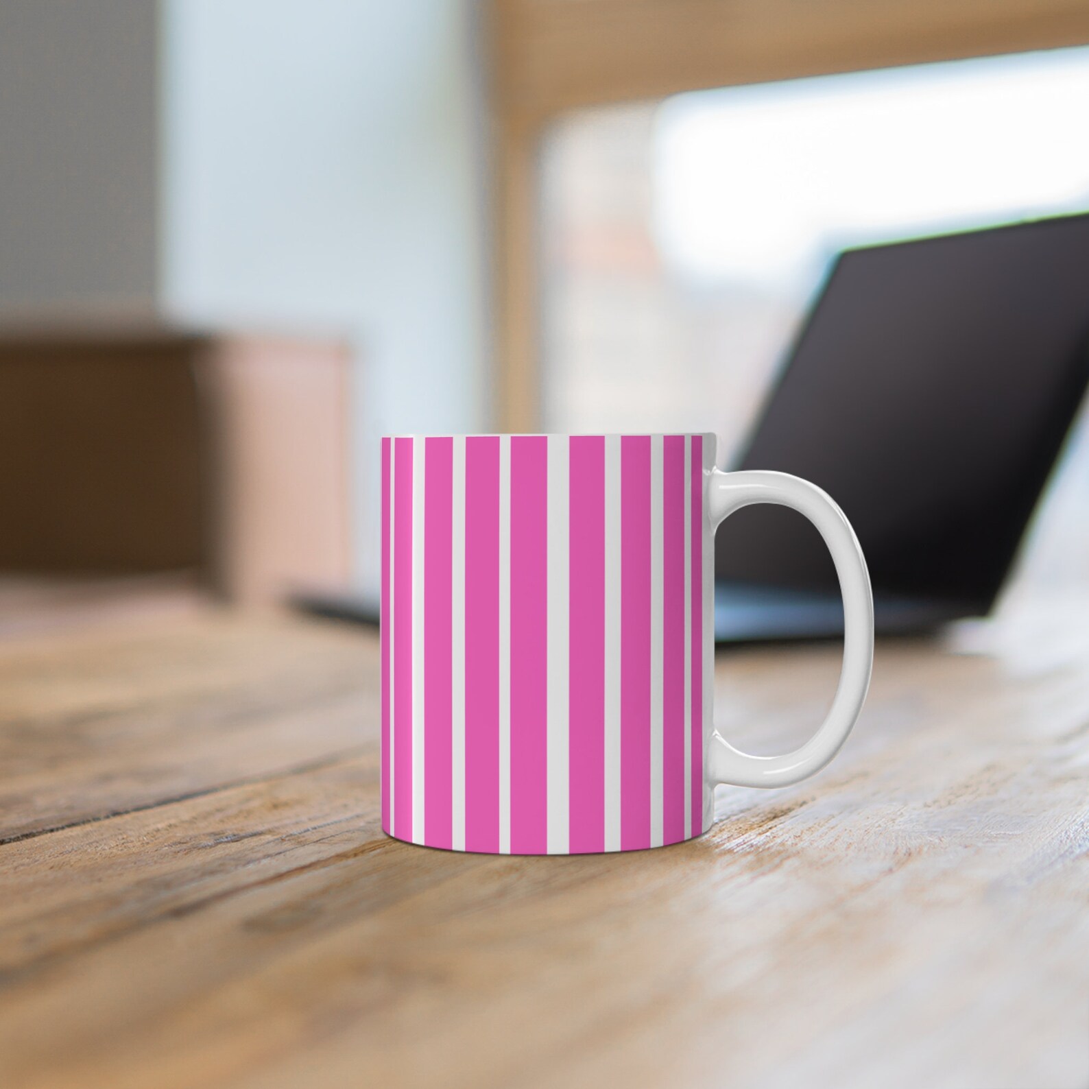Mug 11oz STRIPE COFFEE Mug,tea Cup Flagon Tankard Seidel Beaker Stein ...