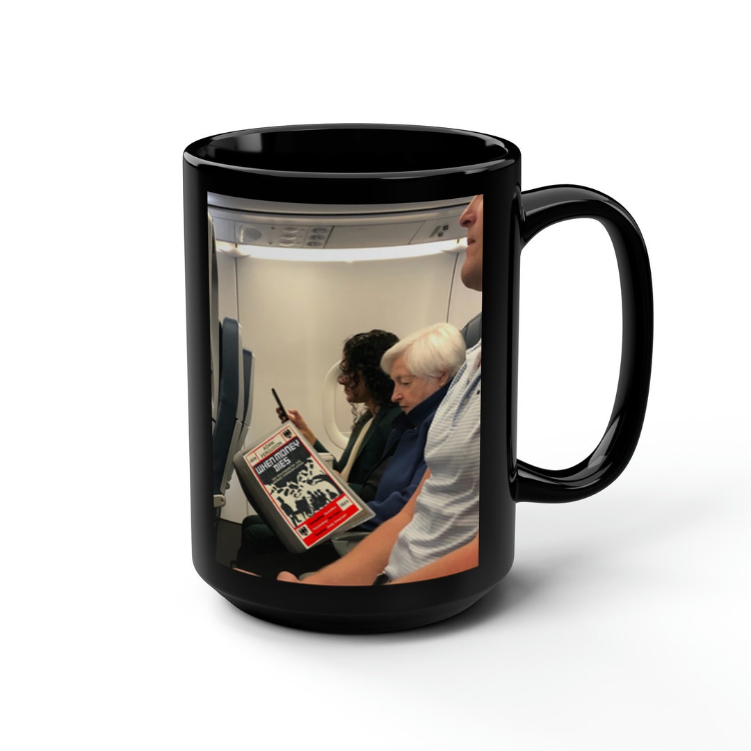 Black Mug, 15oz FEDERAL RESERVE MUG Tea Cup Flagon Tankard Seidel ...