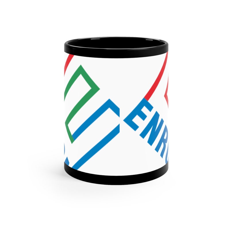 Black Coffee Mug, 11oz ENRON COFFEE MUG Tea Cup Flagon Tankard Seidel ...