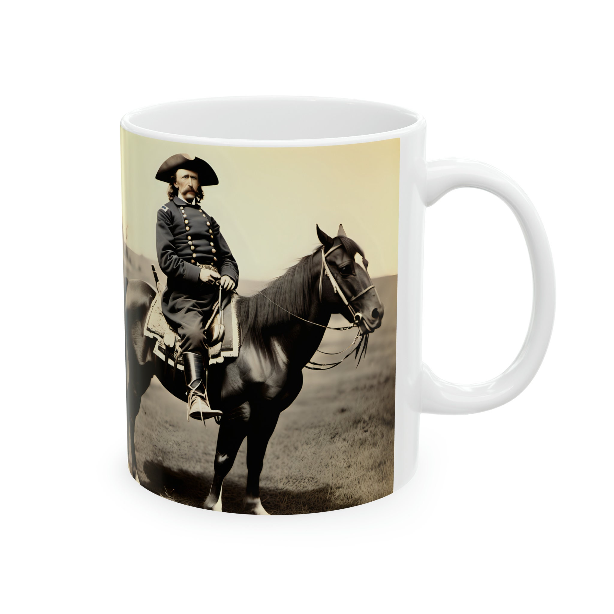 Ceramic Mug, 11oz CIVIL WAR MUG Tea Cup Flagon Tankard Seidel Beaker ...