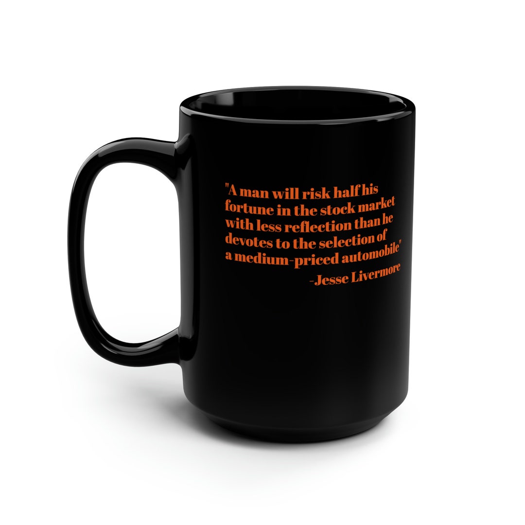 Black Mug, 15oz TRADERS QUOTE MUG Tea Cup Flagon Tankard Seidel Beaker ...