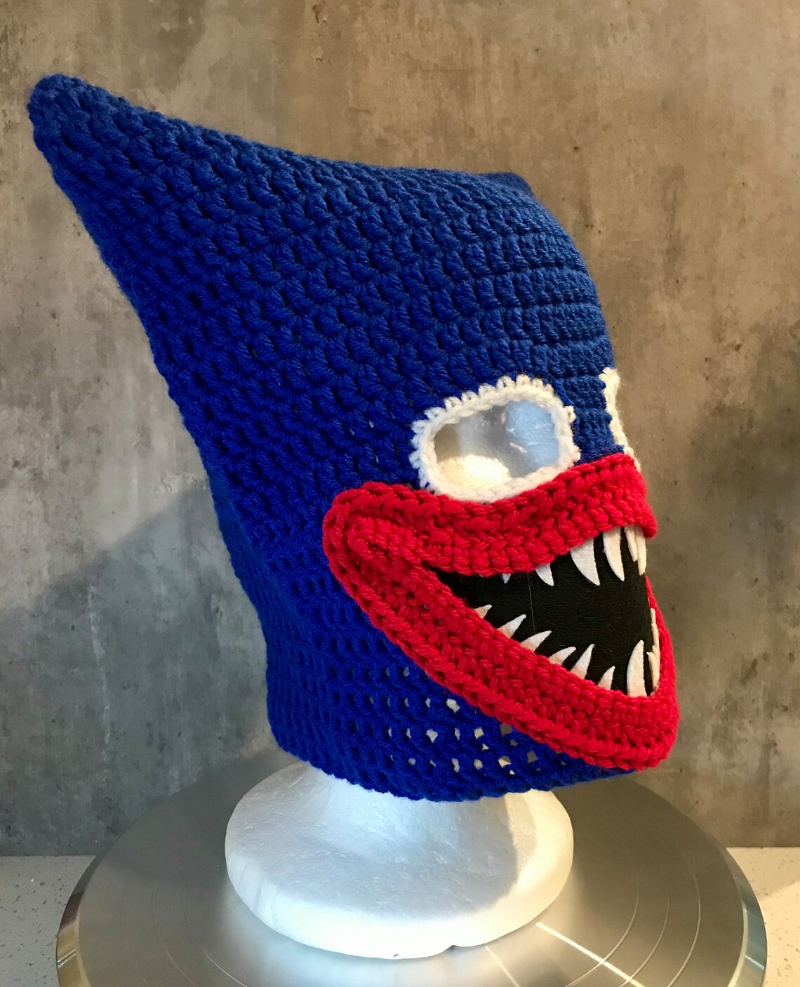 Huggy Wuggy Crochet Pattern, Crochet Balaclava Pattern, Huggy Wuggy ...