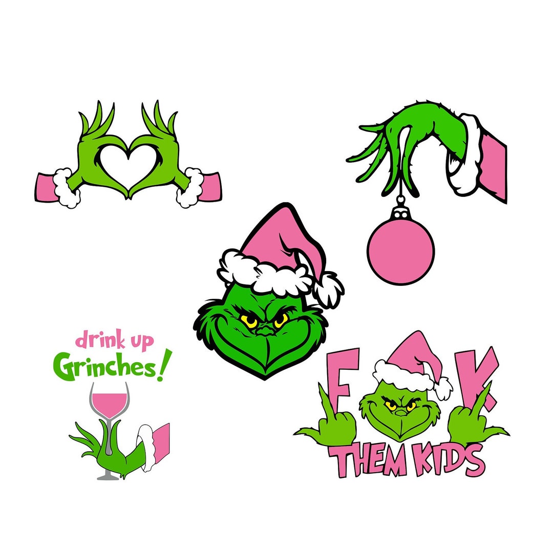 Grinch Face Svg, Grinch Hand, Grinch SVG Bundle, Grinch Ornament ...