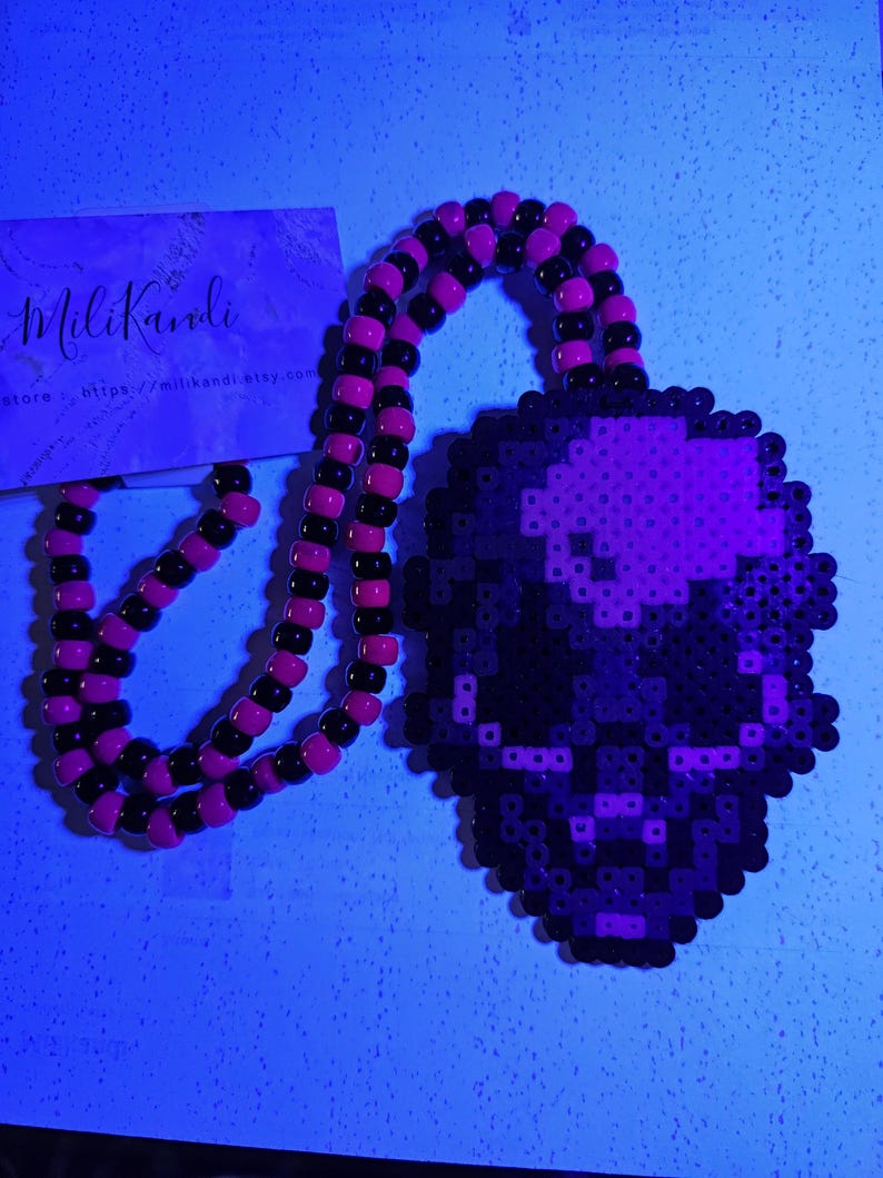 Skull Perler Necklace - Etsy